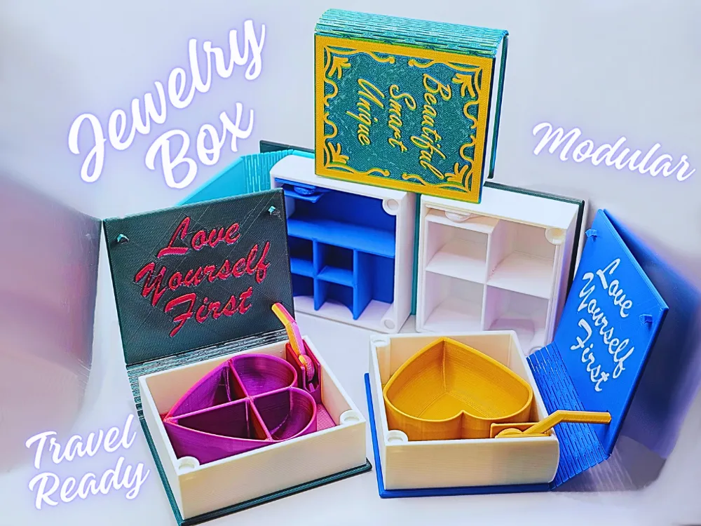 Travel Jewelry Box - Modular Inserts - Free 3D Print Model - MakerWorld