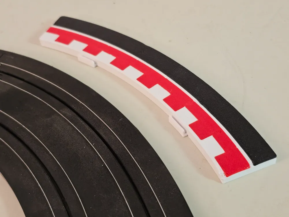 9" outside Slot Car Track Border by xcnick - MakerWorld