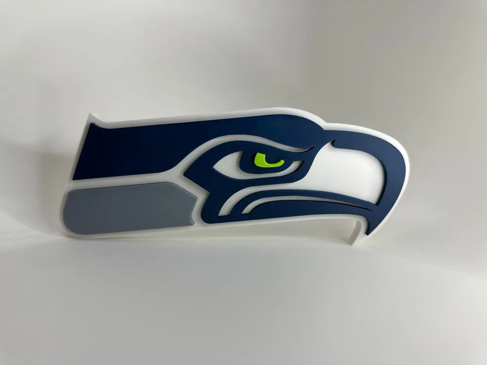 Seattle Seahawks Logo 2012 by ABeezy13 MakerWorld: Download Free 3D Models