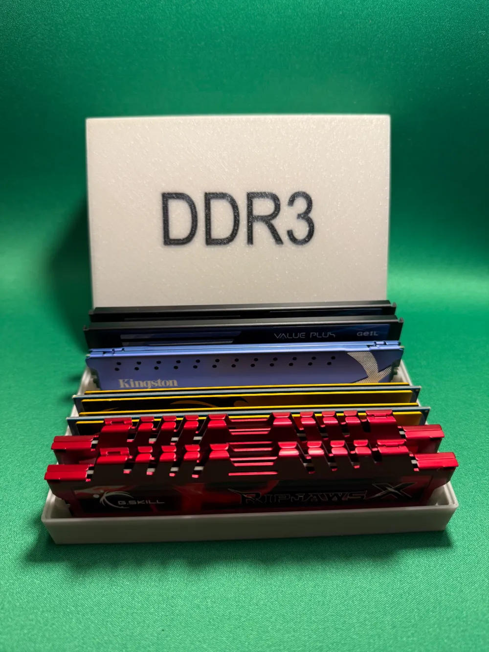 RAM Memory Holder (DDR5, DDR4, DDR3) - Free 3D Print Model - MakerWorld