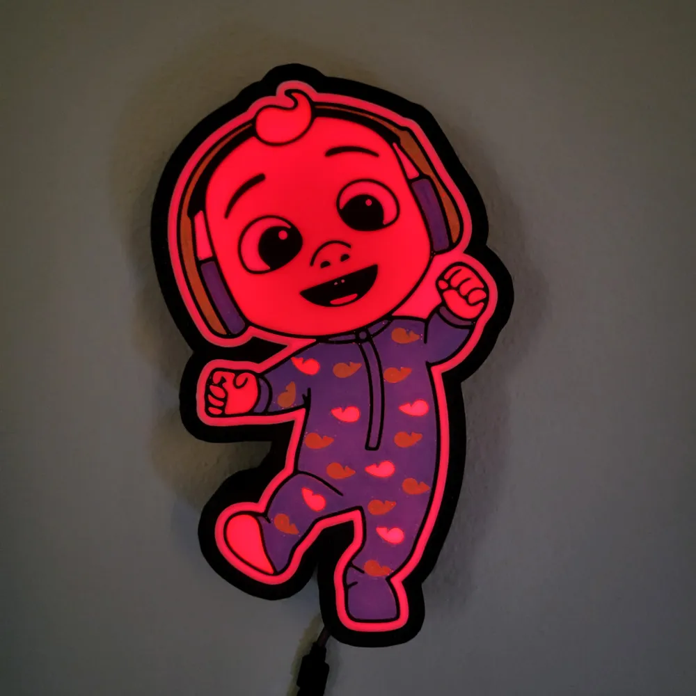 JJ Cocomelon | LED Display by CC3DMakerWorld: Download Free 3D Models