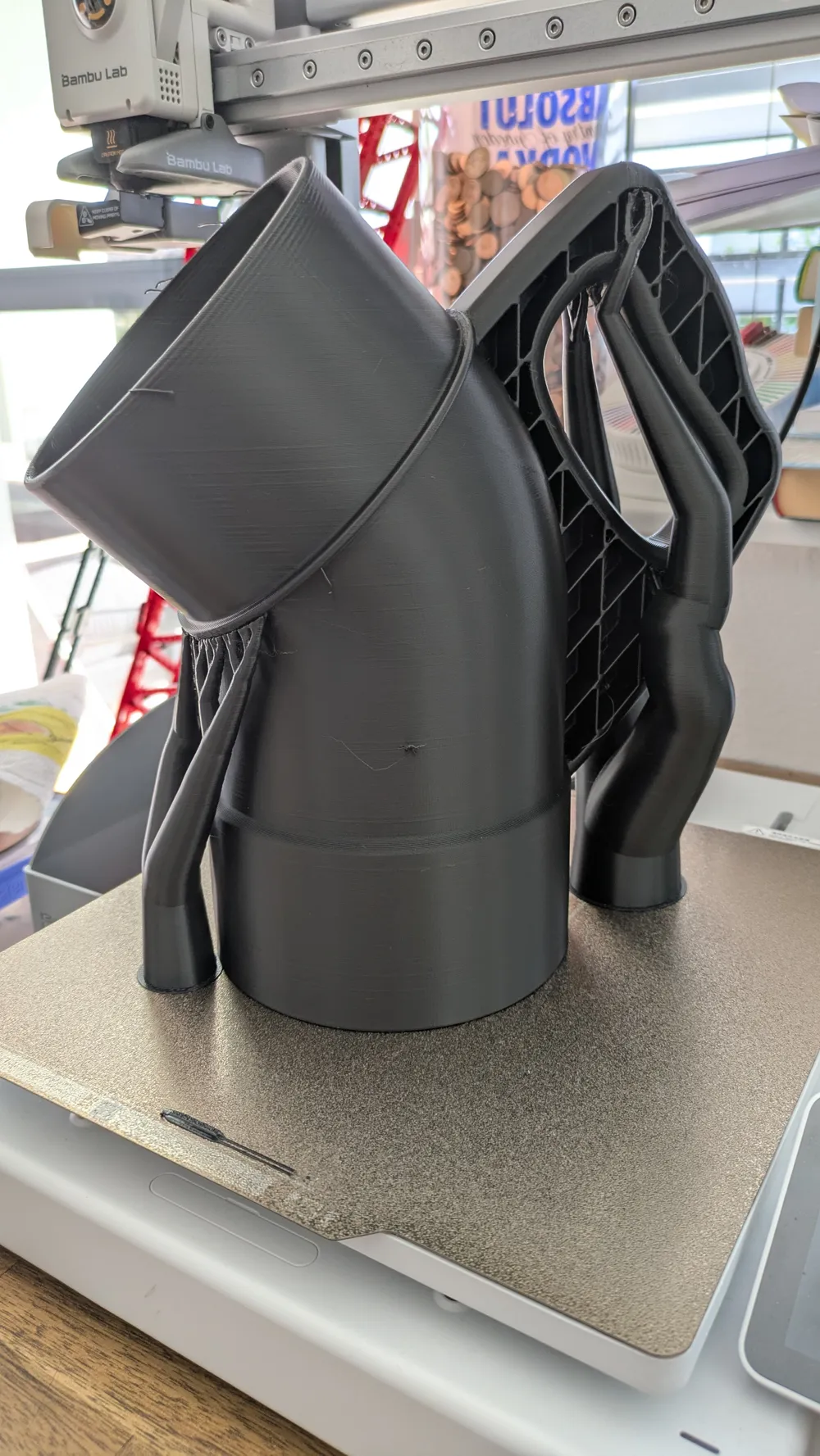120/140mm extraction port with ergonomic handle - Free 3D Print Model ...