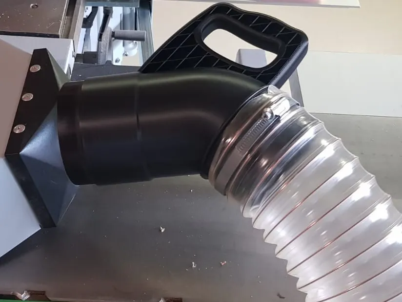 120/140mm extraction port with ergonomic handle - Free 3D Print Model ...