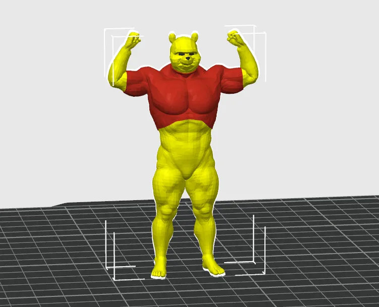 Buff Pooh by Maxx - MakerWorld