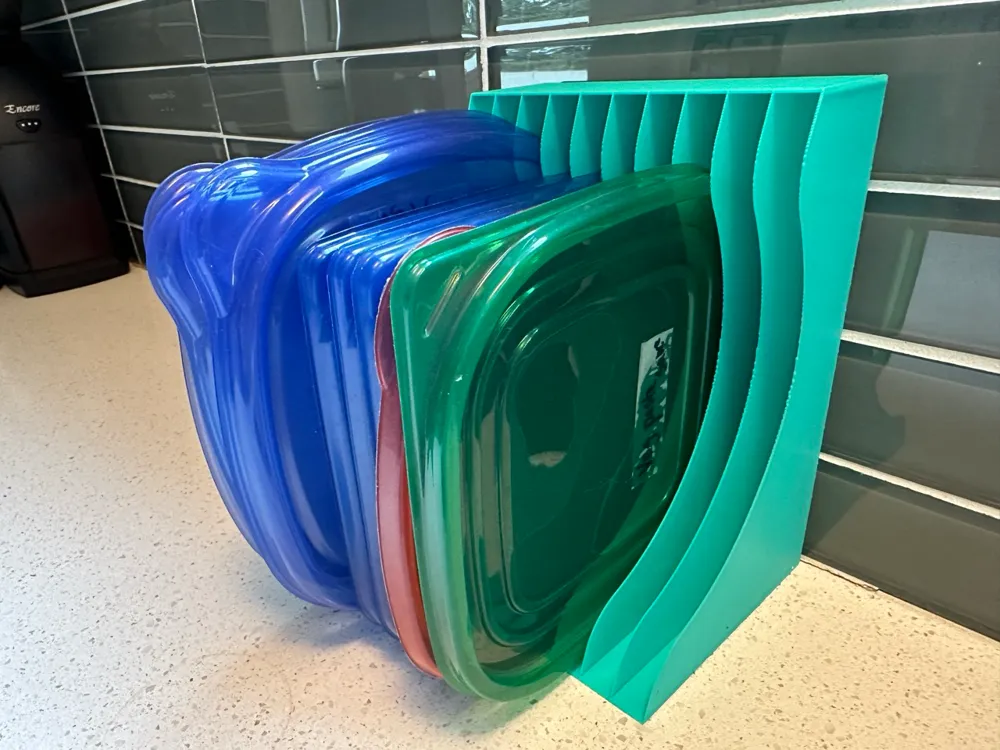 Organize Food Storage Container Lids - Free 3D Print Model - MakerWorld