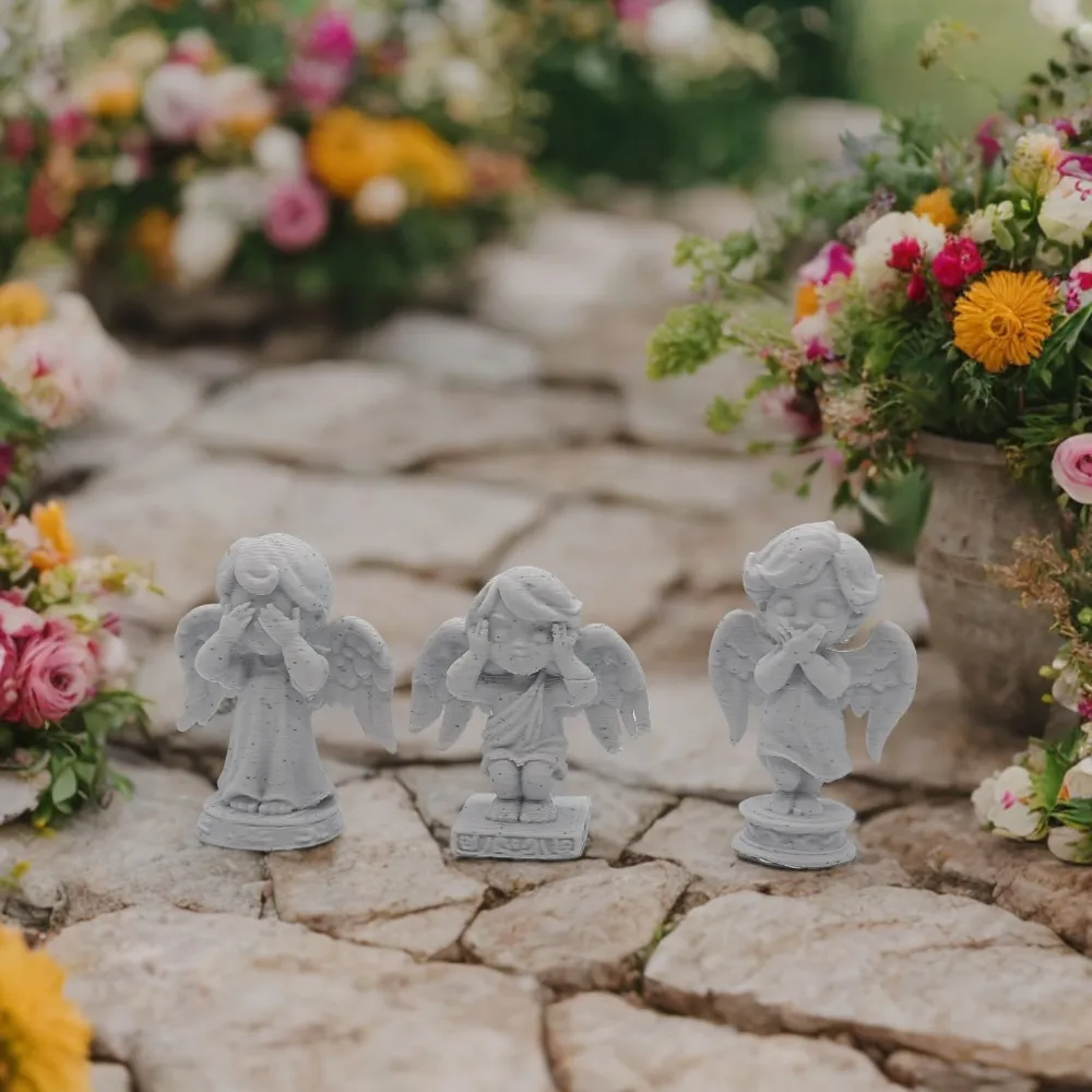 Angels – See No Evil, Hear No Evil, Speak No Evil - Free 3D Print Model ...