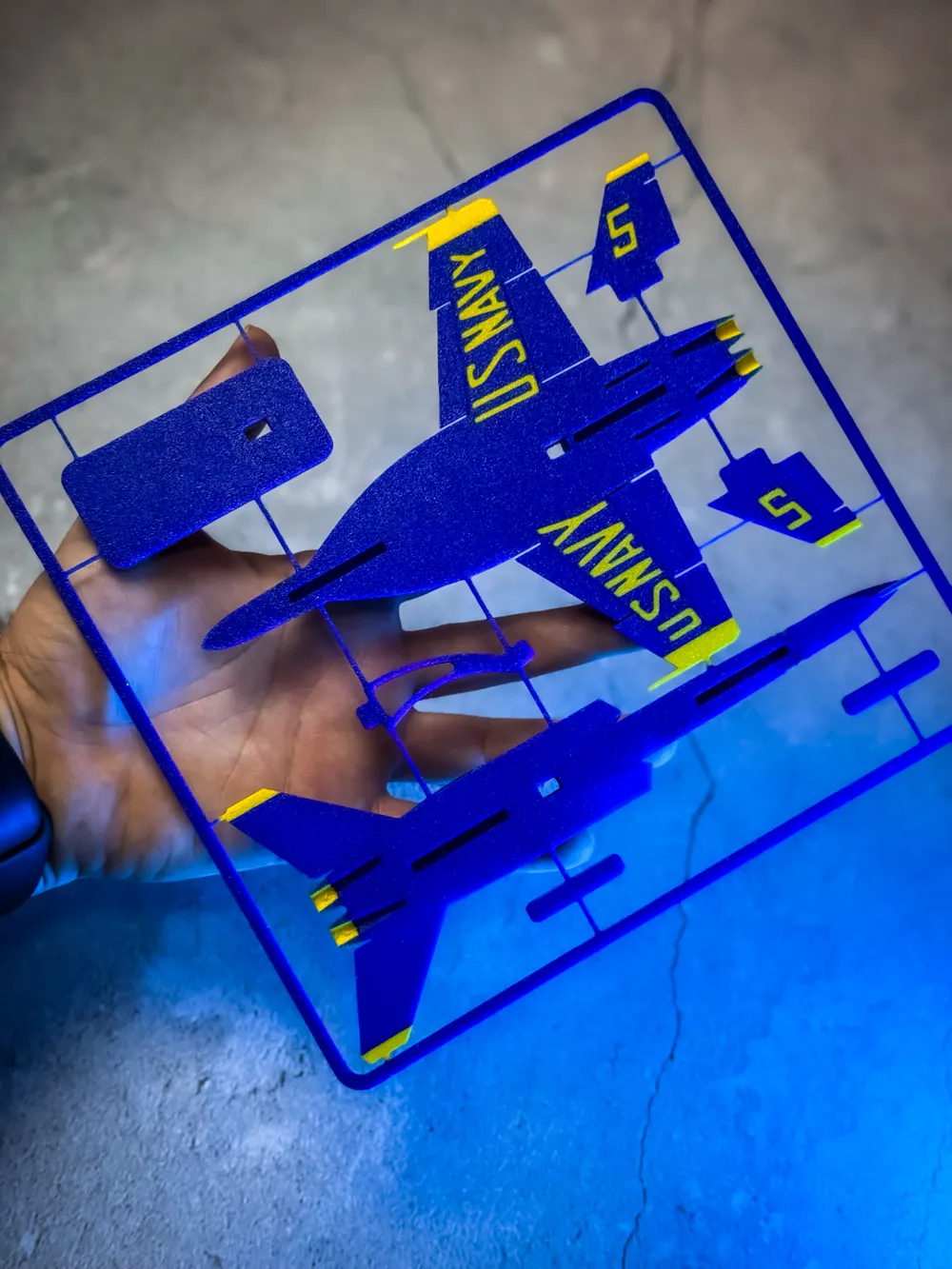 F/A-18 Super Hornet Blue Angels Plane KitCard - Free 3D Print Model ...