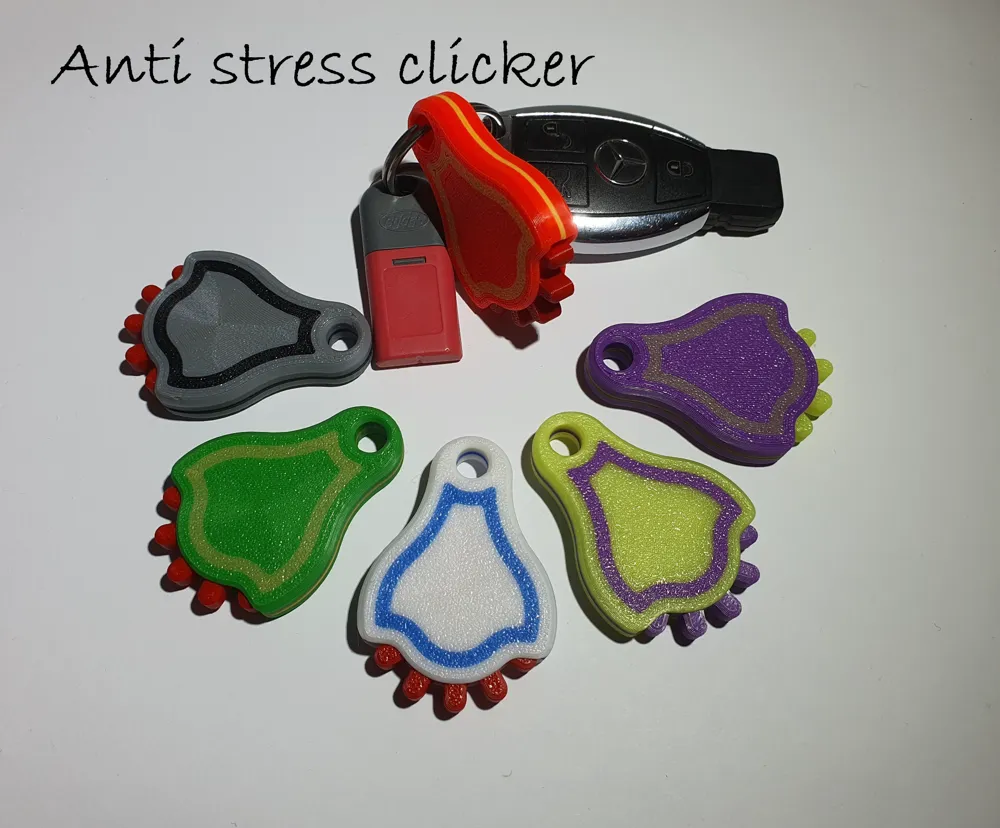 Antistress clicker keychain-Fidget Toy-Click Wheel by Rober7Crow ...