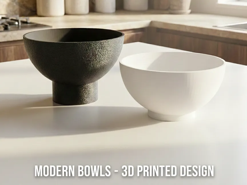 Minimalist Design Bowl (Fuzzy & Smooth) by Bralento MakerWorld ...