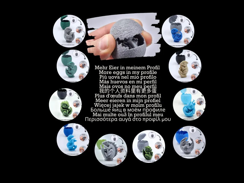 Dino Egg - Free 3D Print Model - MakerWorld