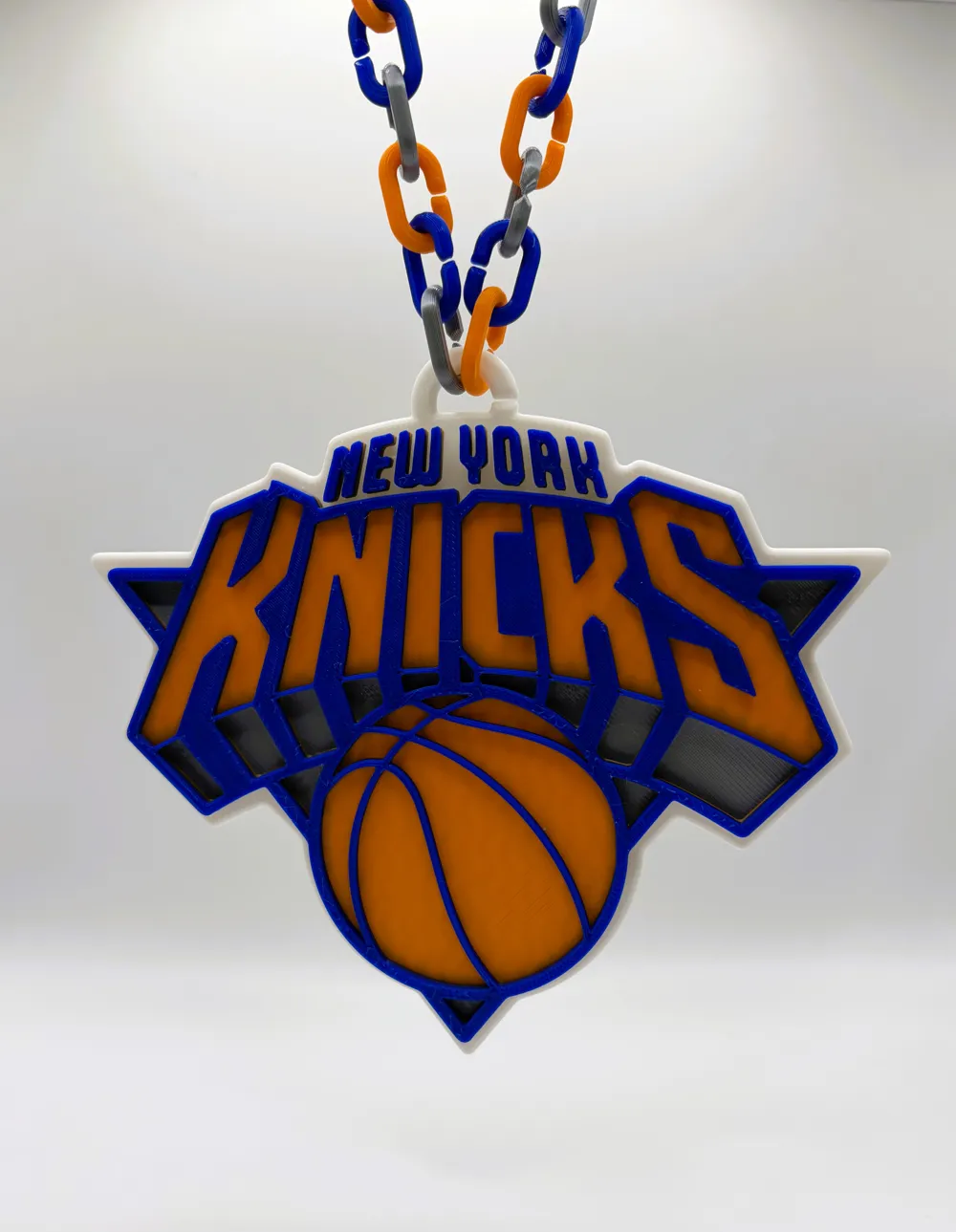 New York Knicks Pendant & Chain - Free 3D Print Model - MakerWorld