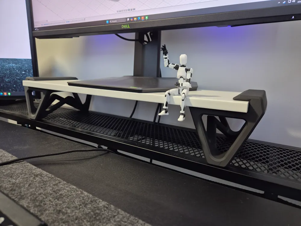Minimalist Monitor Riser for a Modern Desk Setup by Daniel López ...
