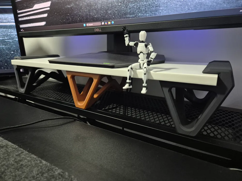 Minimalist Monitor Riser for a Modern Desk Setup by Daniel López ...