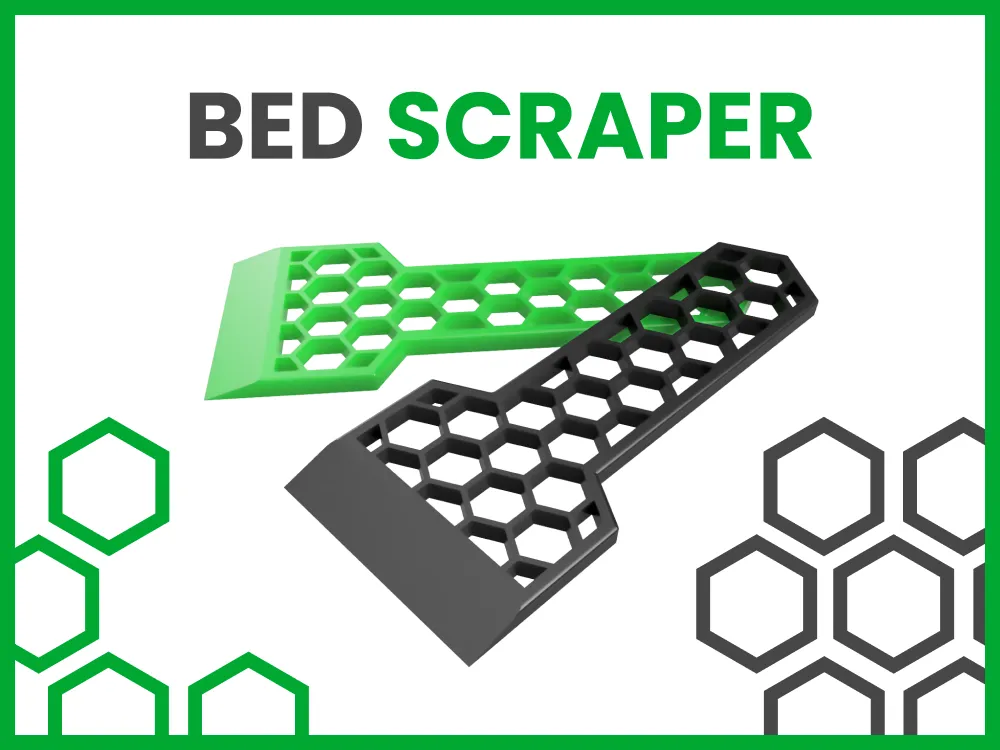 Hexagonal Bed Scraper by Johny3D - MakerWorld