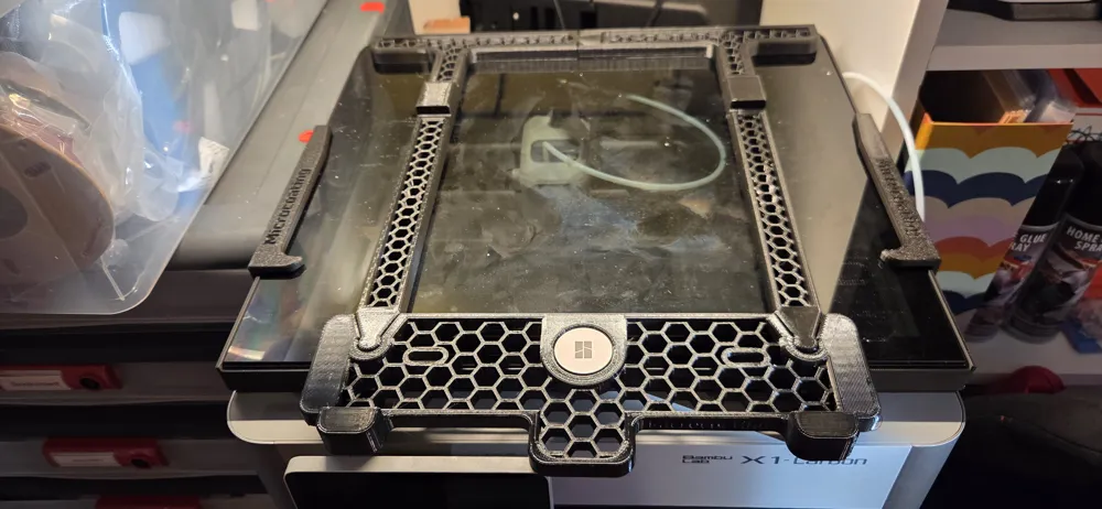 X1, P2S, X1C Slider glass to front for AMS - Free 3D Print Model ...