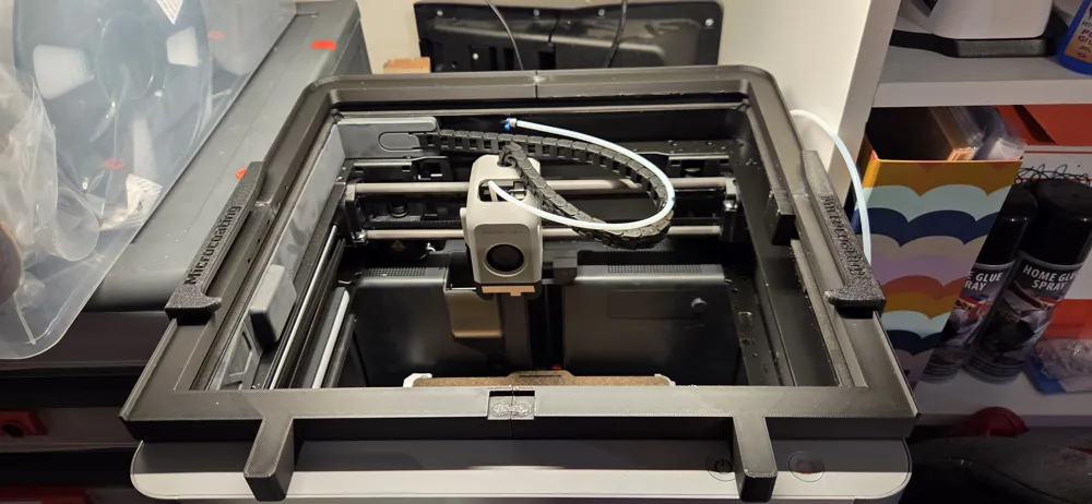 X1, P2S, X1C Slider glass to front for AMS - Free 3D Print Model ...