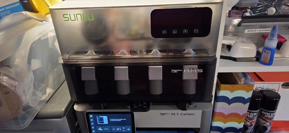 X1, P2S, X1C Slider glass to front for AMS - Free 3D Print Model ...