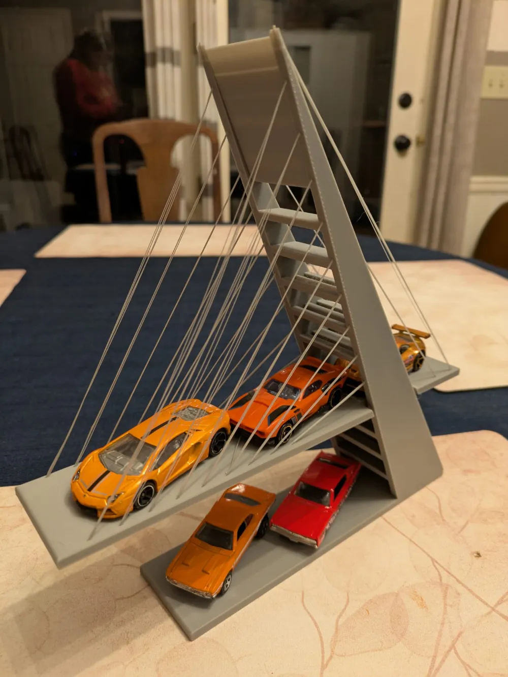 Cantilevered Cable Stay Bridge, Print in Place by aScottishMoose ...