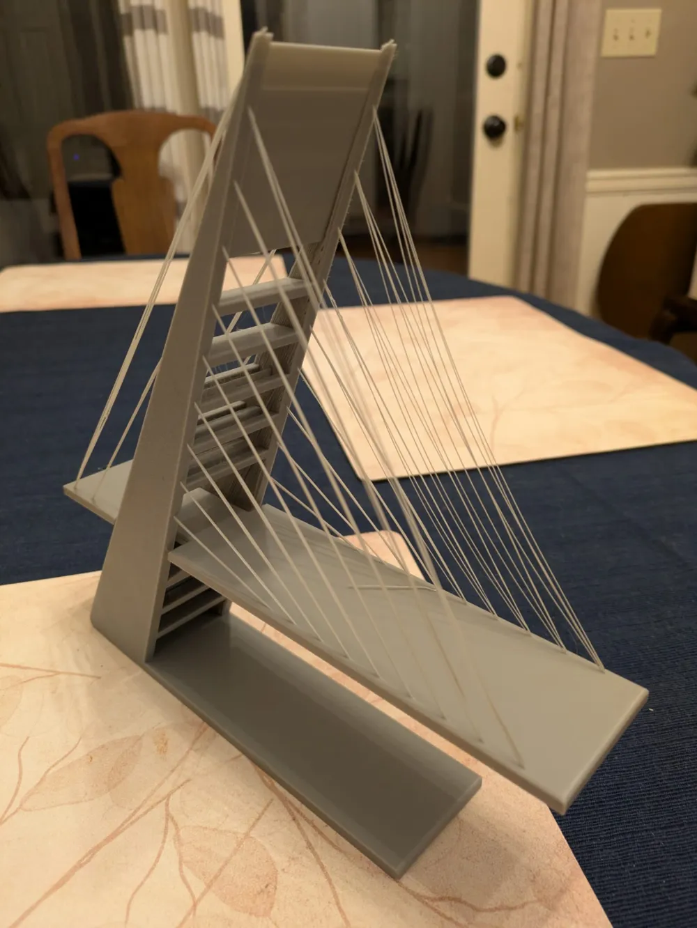 Cantilevered Cable Stay Bridge, Print in Place by aScottishMoose ...