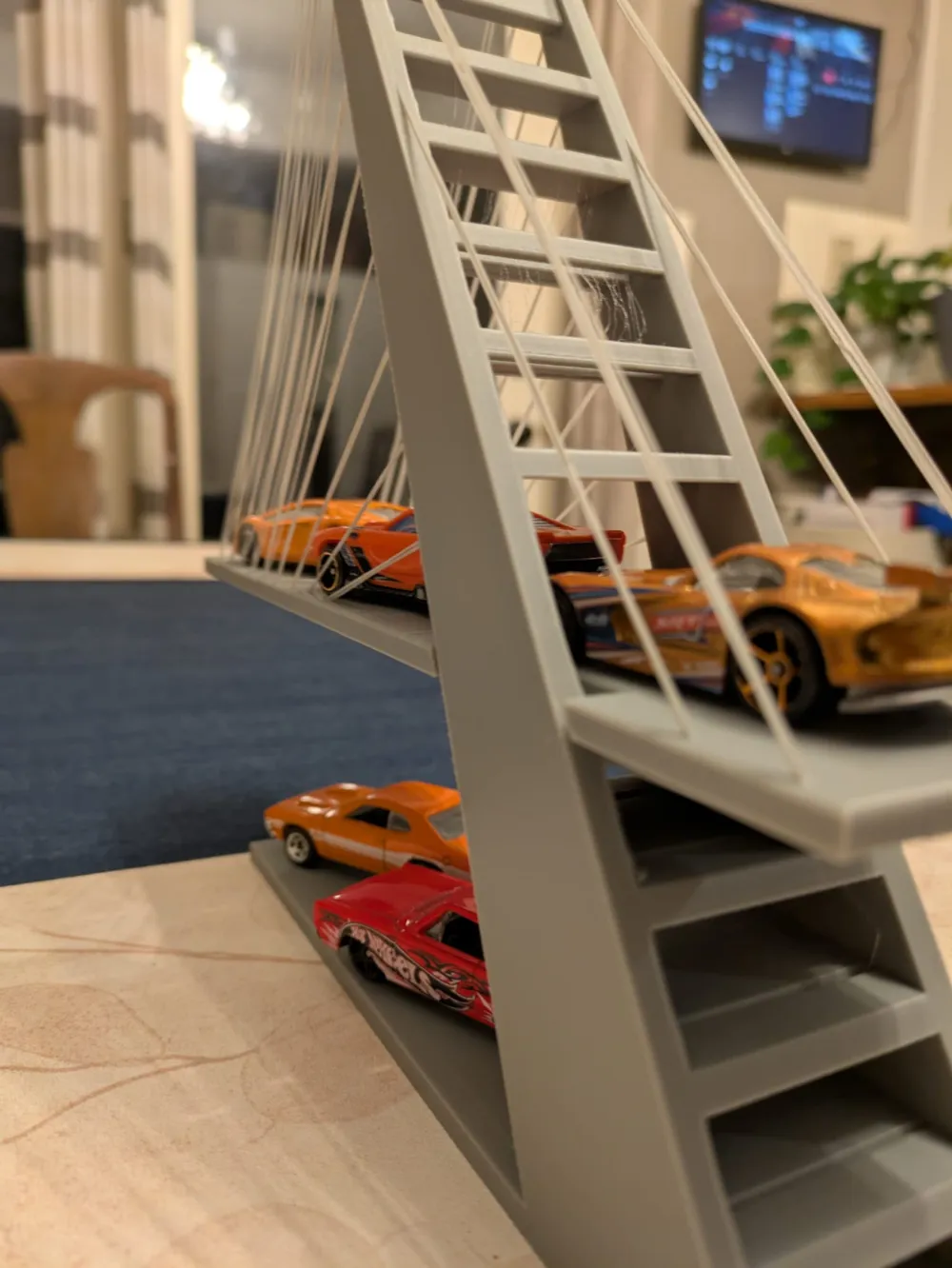 Cantilevered Cable Stay Bridge, Print in Place by aScottishMoose ...