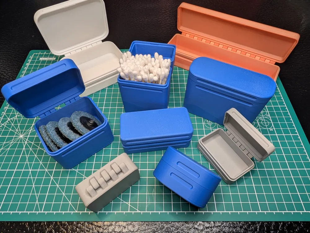 Custom Case w/ Floating Hinge | Print-in-Place - Free 3D Print Model ...