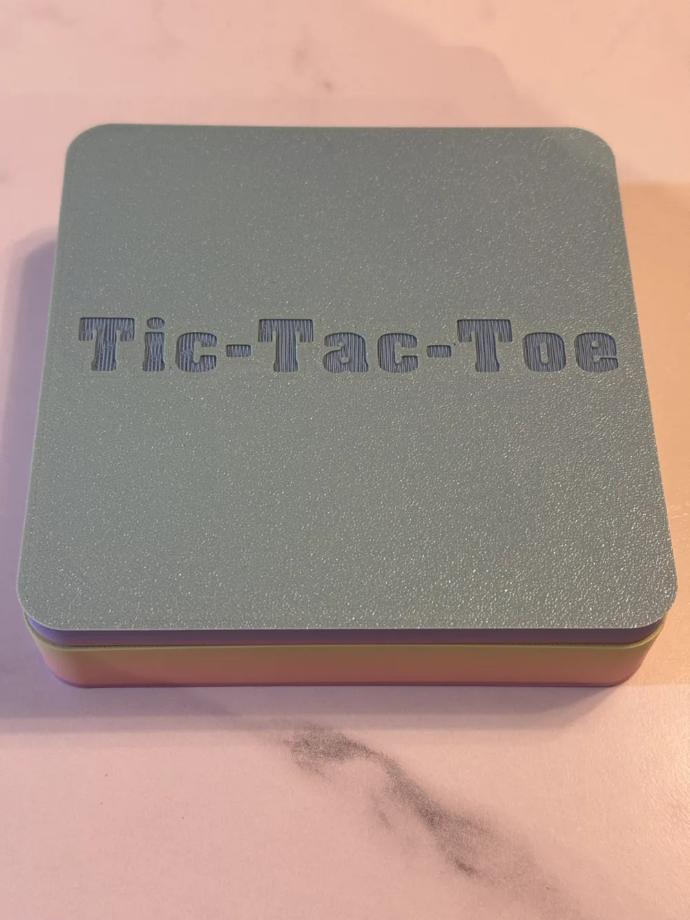Tic-Tac-Toe game with storage container by kristinakent MakerWorld: Download Free 3D Models