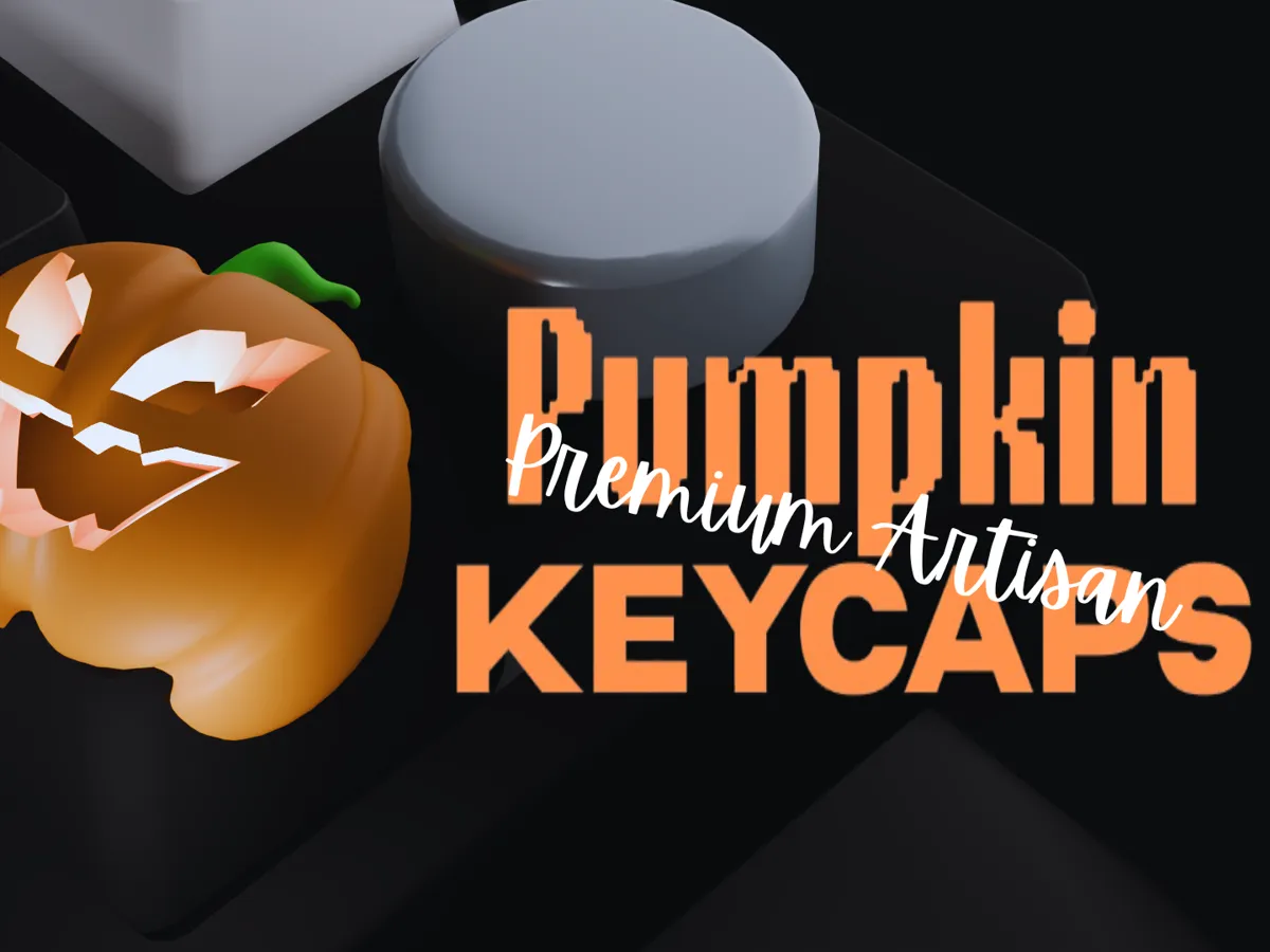 Pumpkin – The Jack o’ Lantern Keycap Pal !! - Free 3D Print Model ...