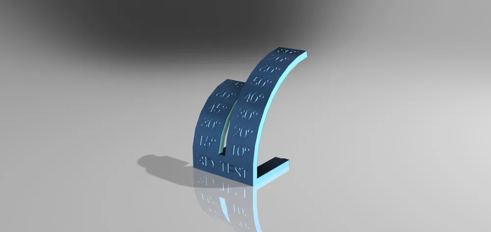 Fast overhang test 10 to 80 degrees by TomMi MakerWorld: Download Free ...