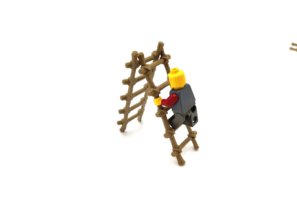 Bound Stick Ladder Semi-compatible with LEGOs - Free 3D Print Model ...