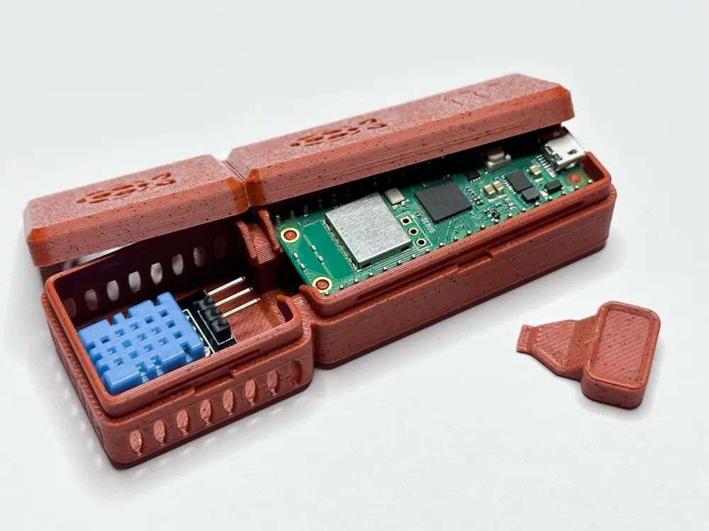 Raspberry Pi Pico Case with Sensor Cage by i-BoxIt MakerWorld: Download ...
