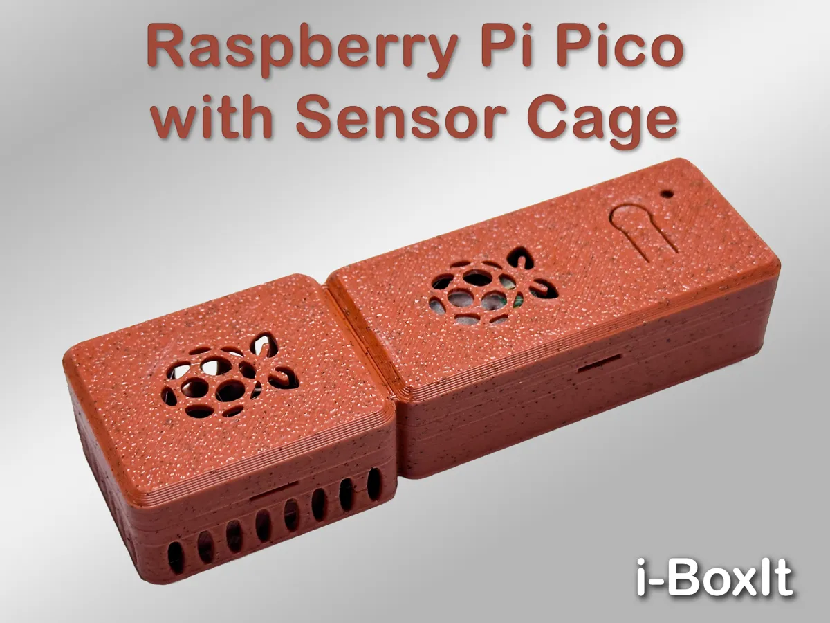 Boîtier Raspberry Pi Pico avec cage de capteur par i-BoxIt MakerWorld ...