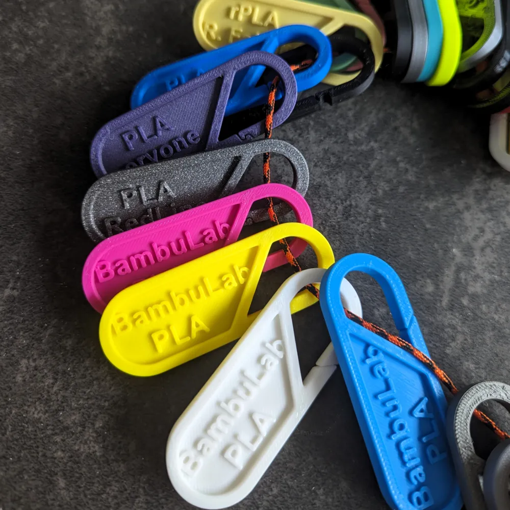 Filament Sample Clip / Label by SakulMakerWorld: Download Free 3D Models