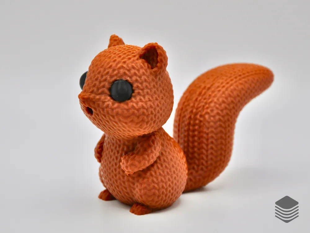 Knitted Squirrel by ATRO MakerWorld: Download Free 3D Models