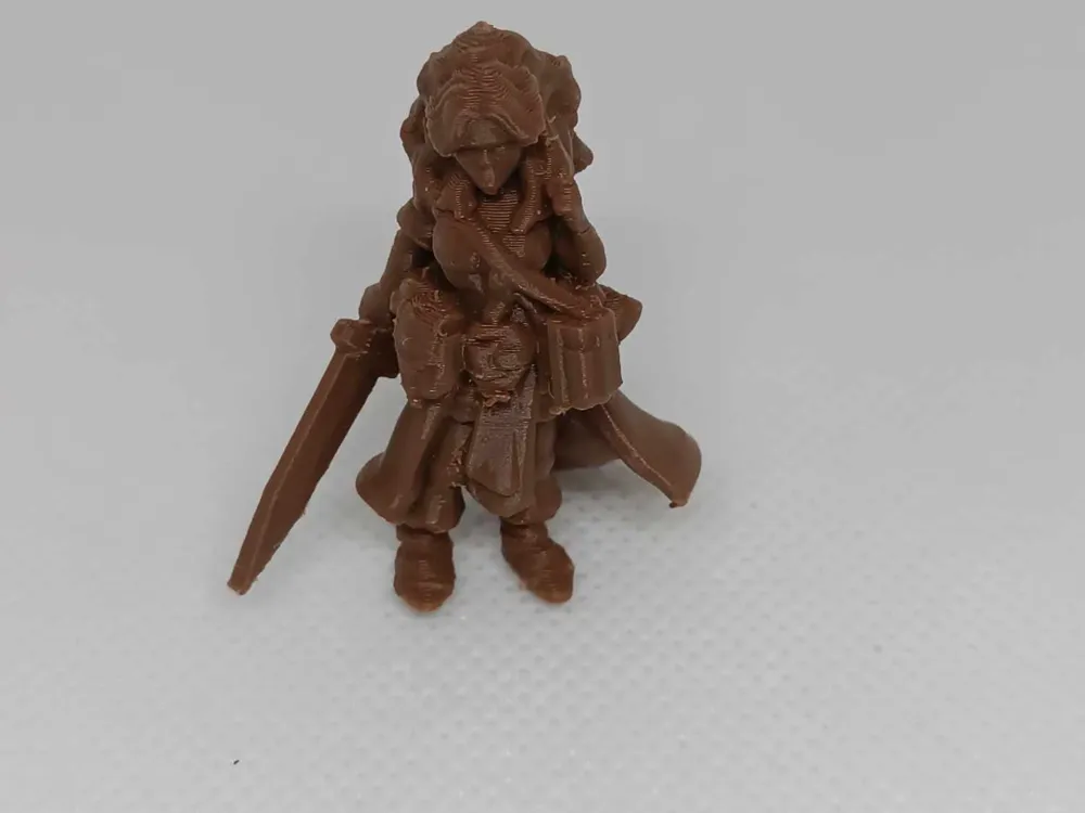 Female Rogue DnD Mini 36mm Dungeon RPG by drakeforge3d MakerWorld ...