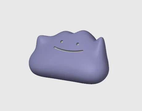 Pokemon ditto Croc Charms 百變怪 by jielin - MakerWorld