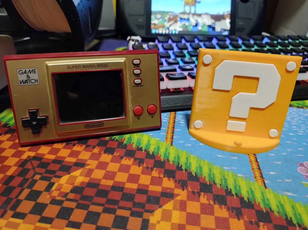 Super Mario Bros Game&Watch Display Stand by DQ - MakerWorld