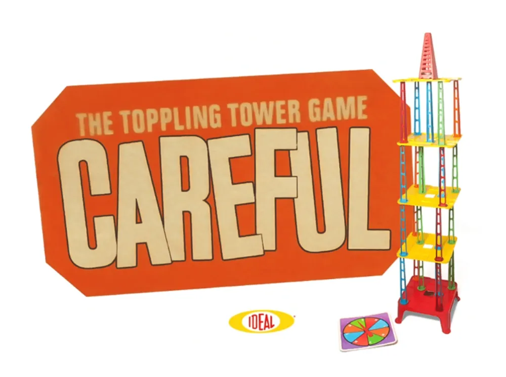Careful ~ A toppling Tower Game (Logo) by choweyiii - MakerWorld