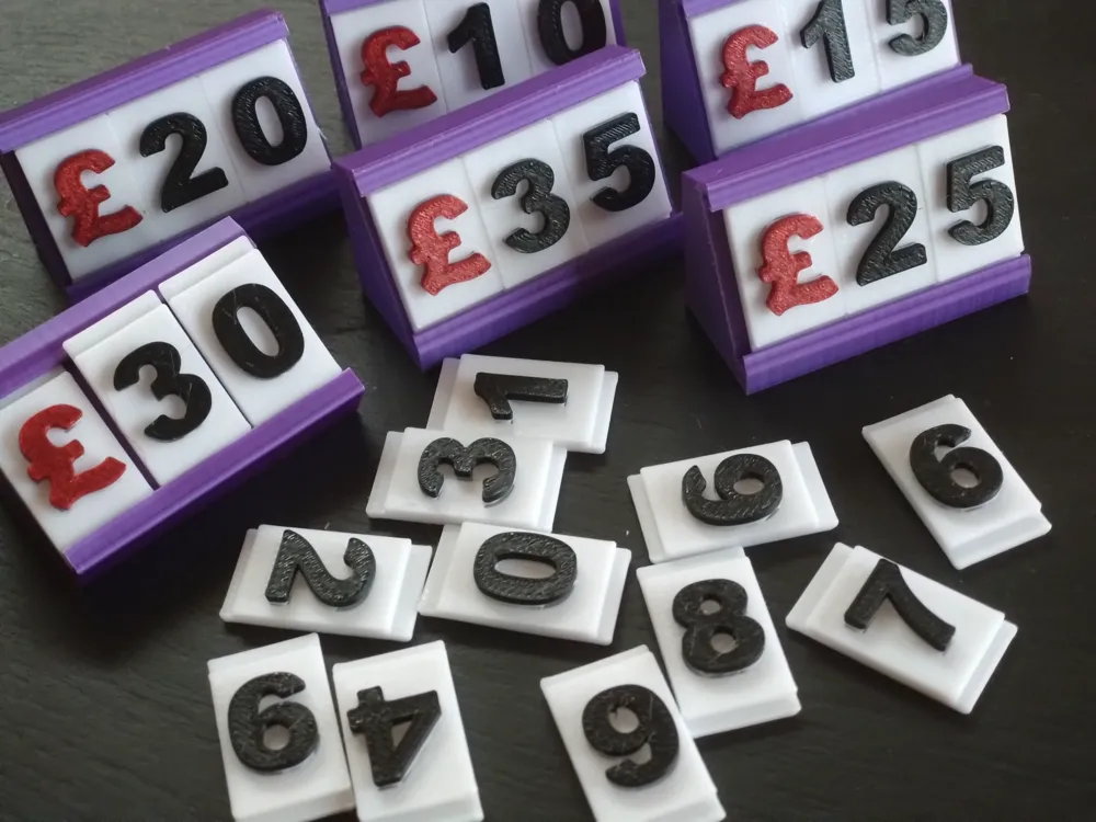 Card Price Stands by zuperbuuworks - MakerWorld