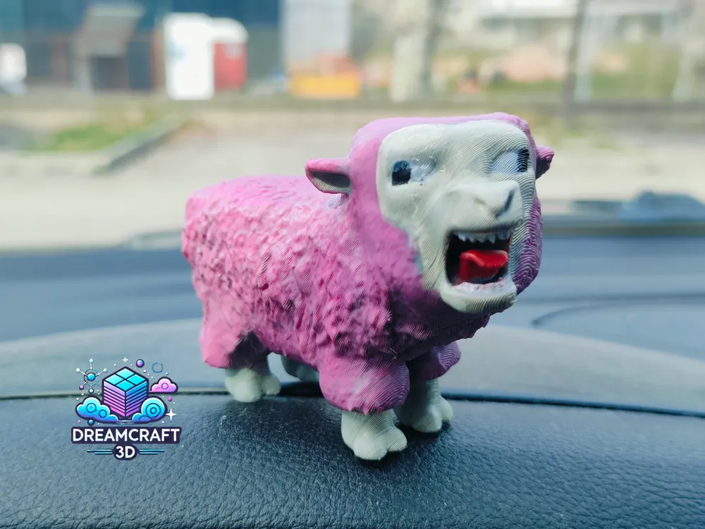 Oveja Rosa - Película de Minecraft por DreamCraft 3D MakerWorld ...