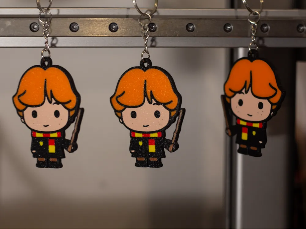 Ron Weasley Keychain - Free 3D Print Model - MakerWorld