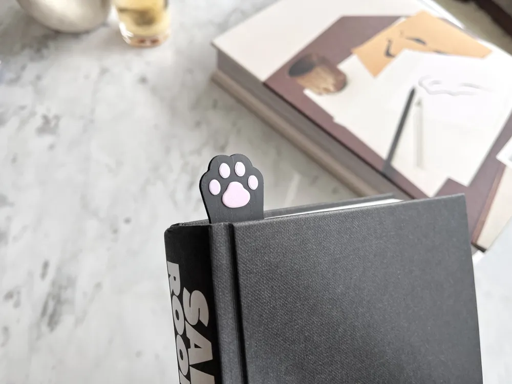 Paw Print Bookmark - Free 3D Print Model - MakerWorld
