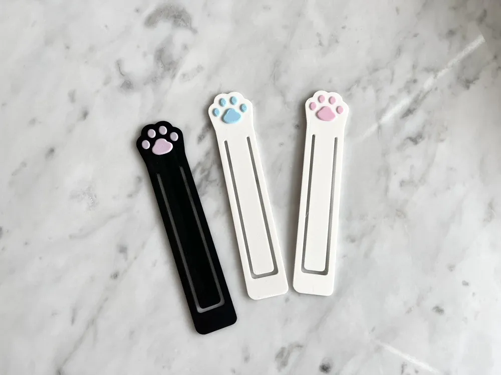 Paw Print Bookmark - Free 3D Print Model - MakerWorld