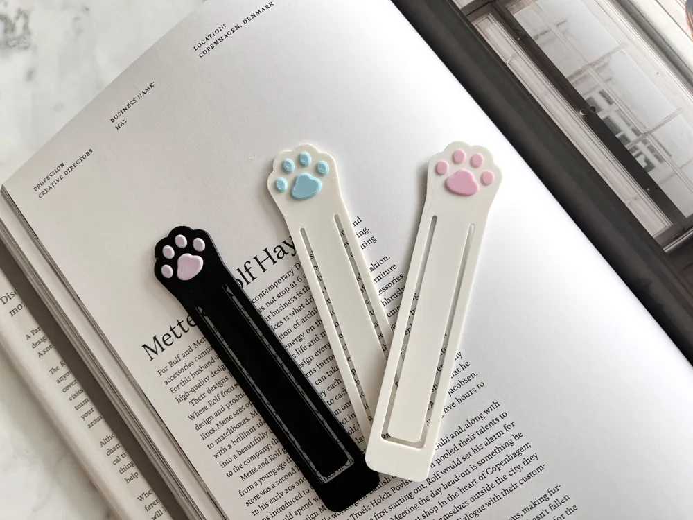 Paw Print Bookmark - Free 3D Print Model - MakerWorld