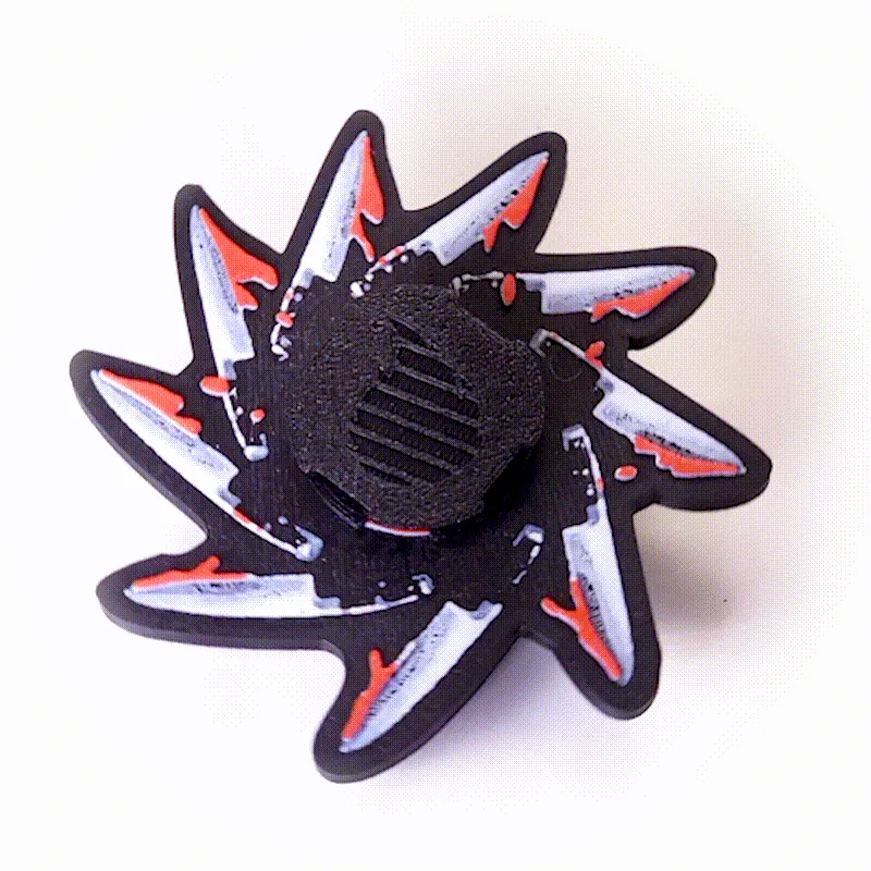 血腥刀具动画陀螺仪（请阅读说明） - 免费 3D 打印模型 - MakerWorld