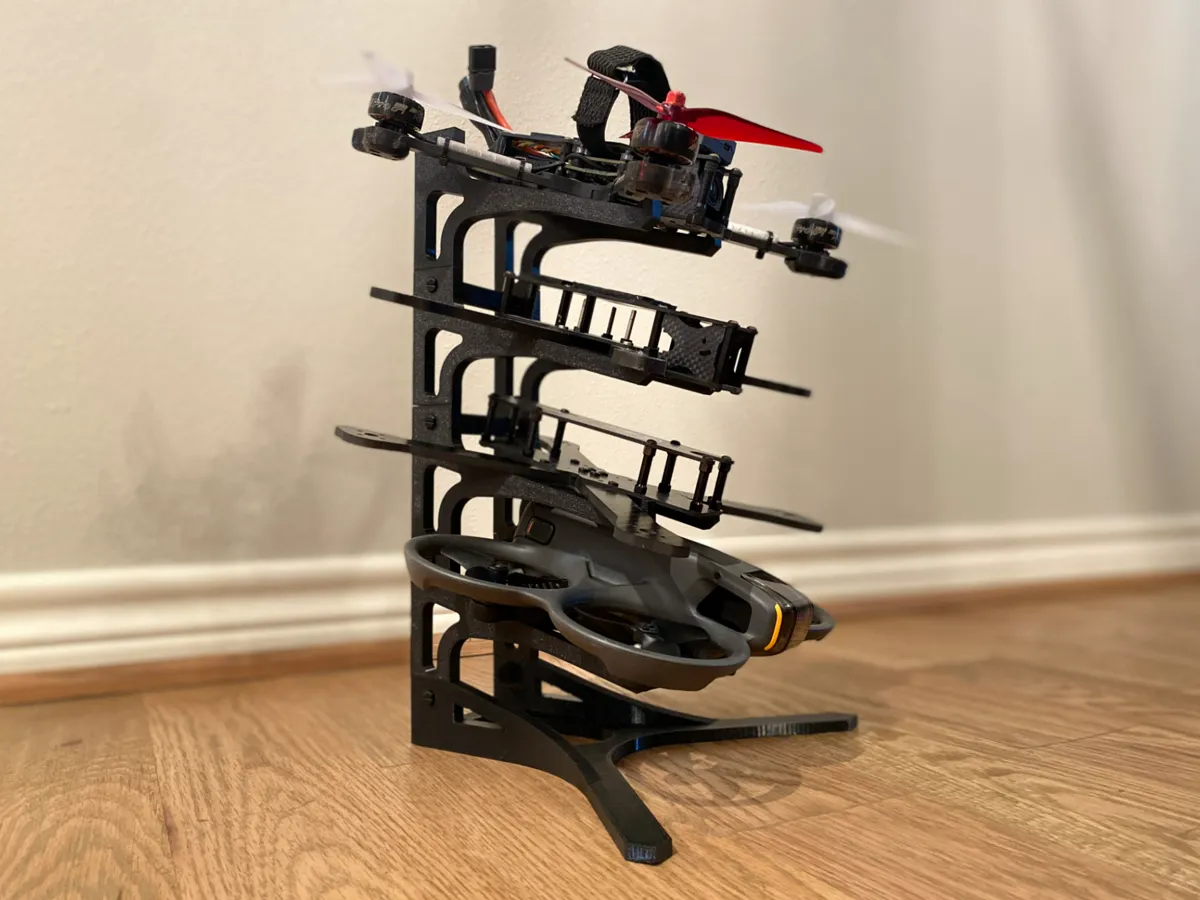 HapticFPV - Modular Drone Stand v1 - Free 3D Print Model - MakerWorld