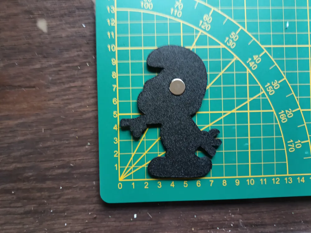 Papa Smurf fridge magnet by Hanysek - MakerWorld