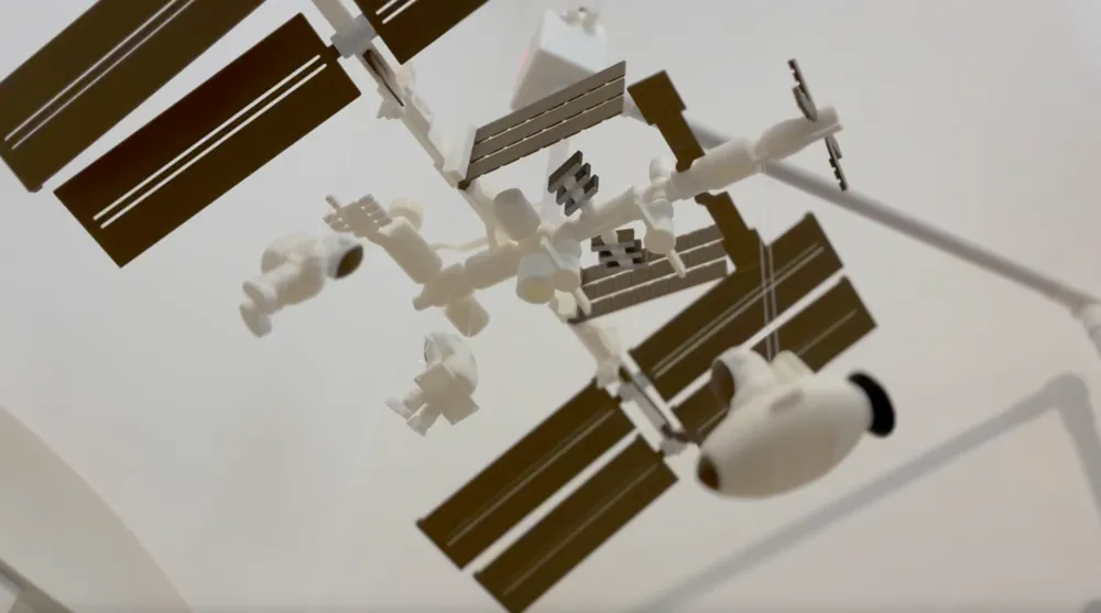 Space Themed Crib Carousel (ISS) by Matteo C. - MakerWorld