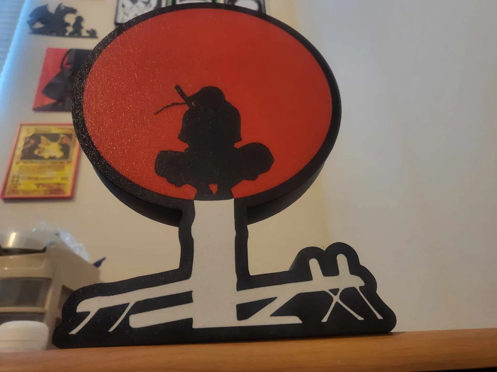 Itachi Iconic Scene LED Lightbox by CC3D - MakerWorld