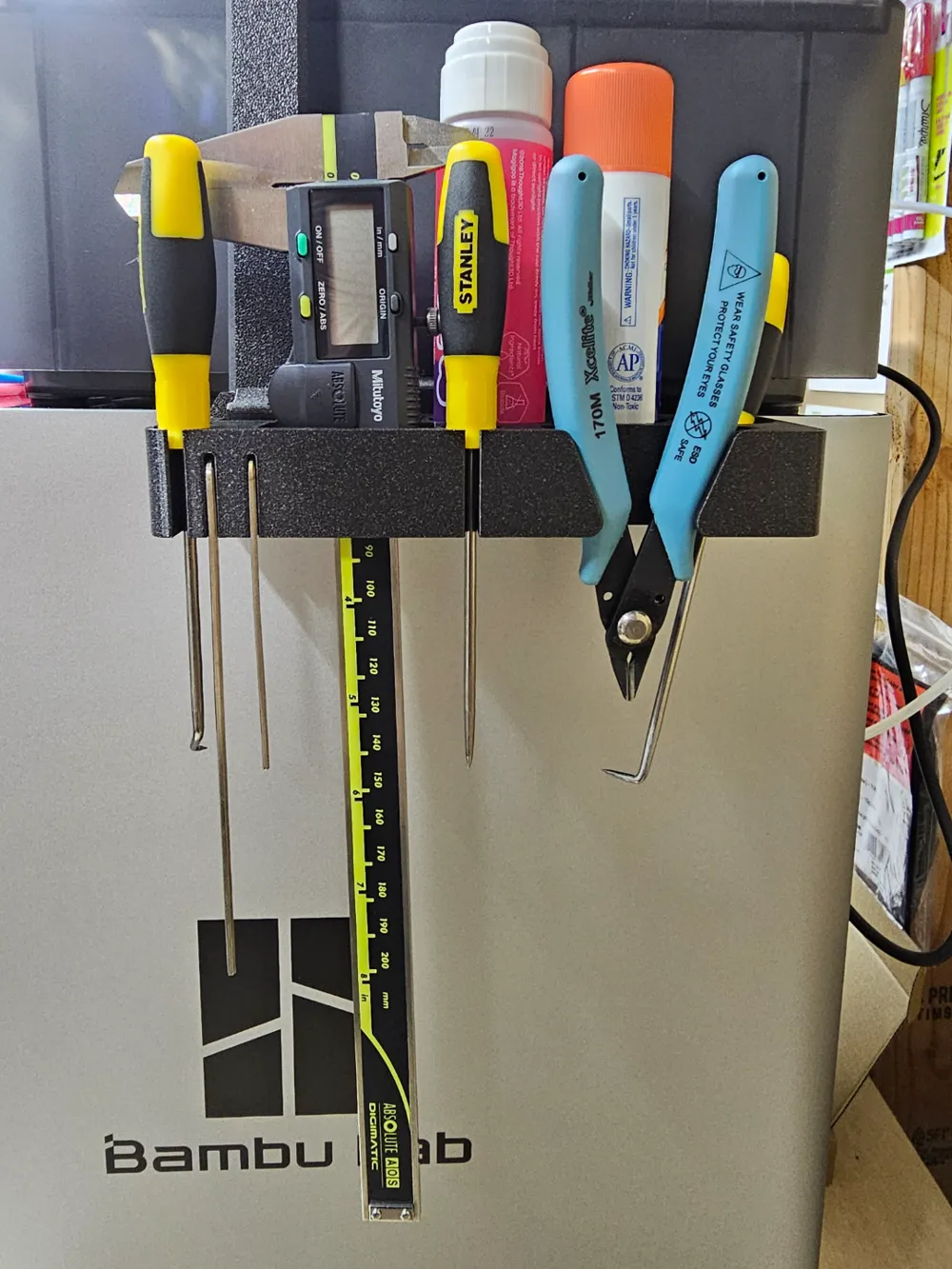 Bambu Lab AMS Tool Holder (Side Mount) - Free 3D Print Model - MakerWorld