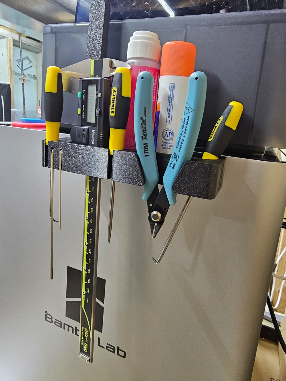 Bambu Lab AMS Tool Holder (Side Mount) - Free 3D Print Model - MakerWorld